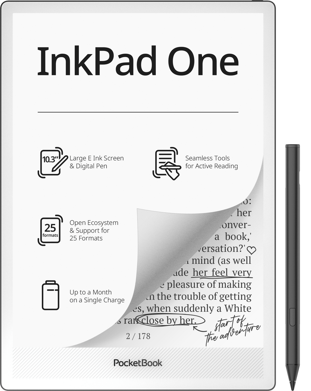 Pocketbook InkPad One e-notebook and e-reader – Good e-Reader Shopify Store