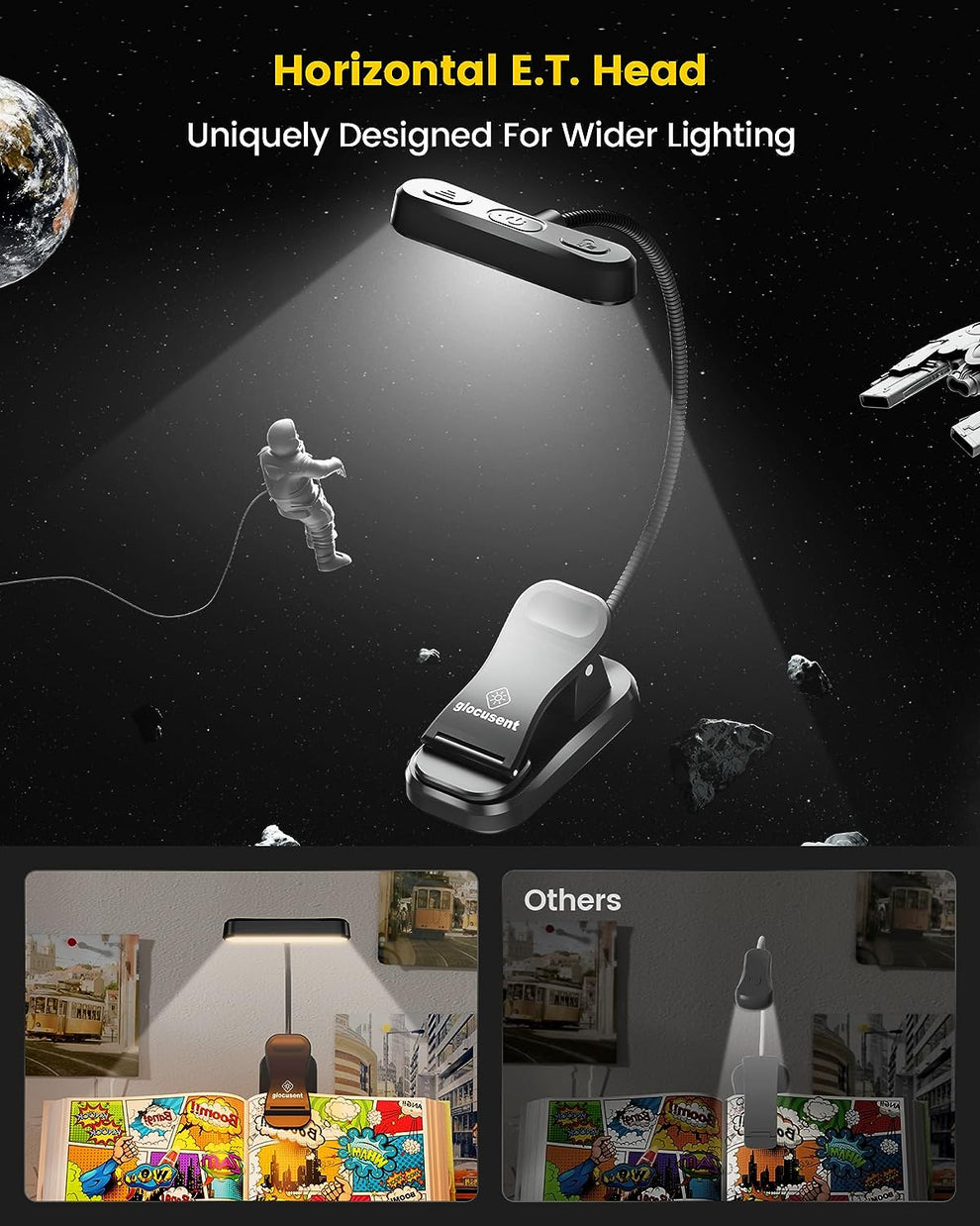 Reading Light for Supernote, Remarkable 2, Quaderno – Warm and Cool Li ...